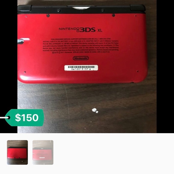 Other | Red 3ds Xl | Poshmark